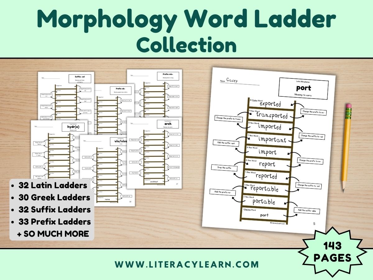 Morphology Word Ladder Collection - Literacy Learn Unlimited