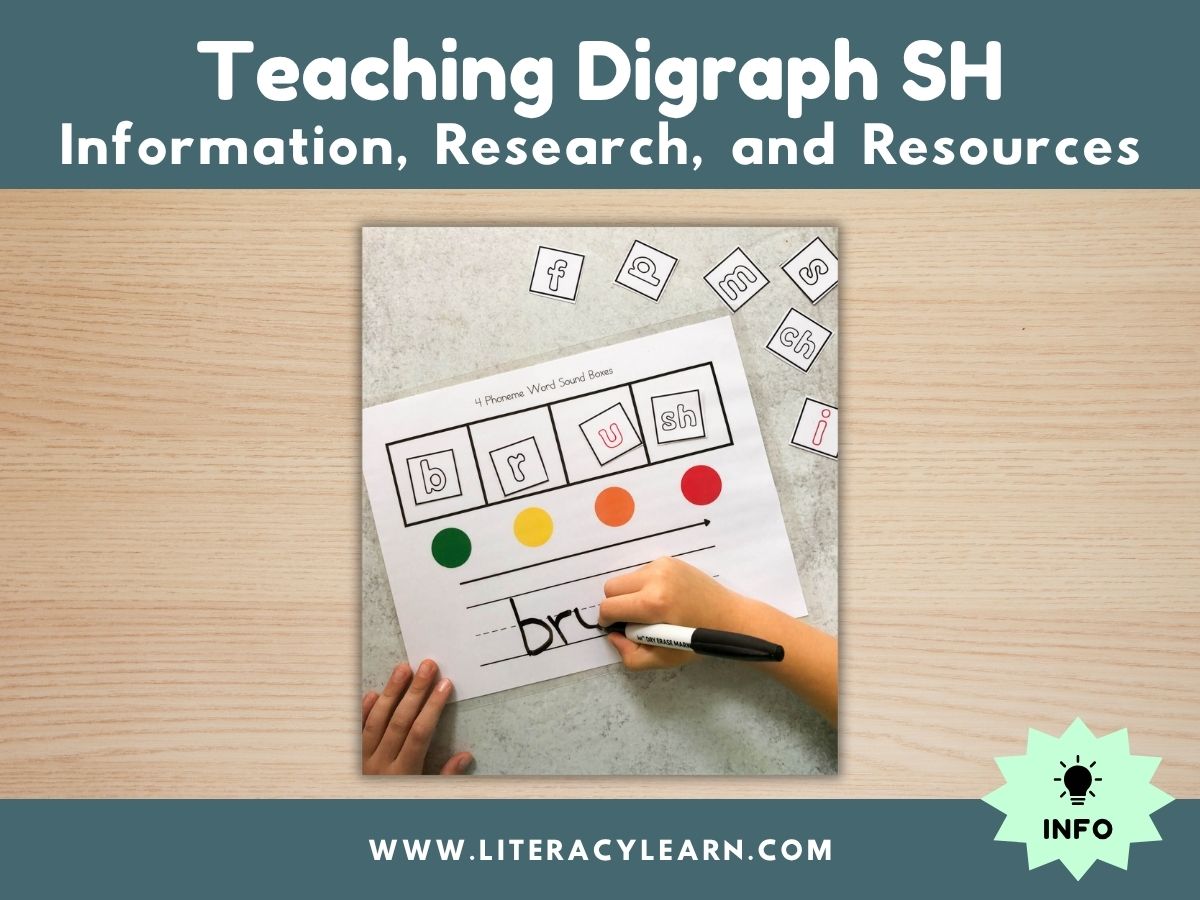 Teaching Tips for Digraph SH - Literacy Learn Unlimited