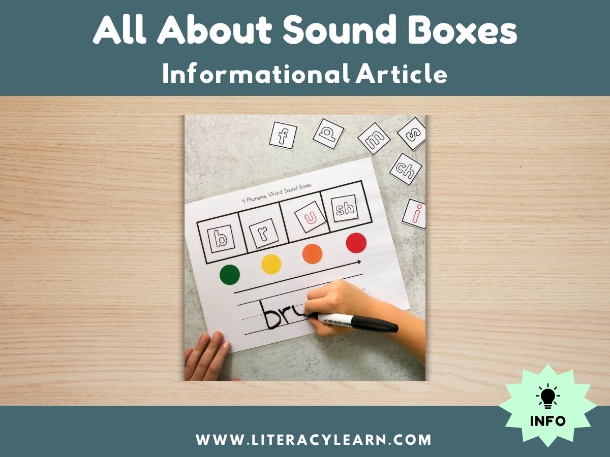 All About Sound Boxes (Elkonin Boxes) - Literacy Learn Unlimited