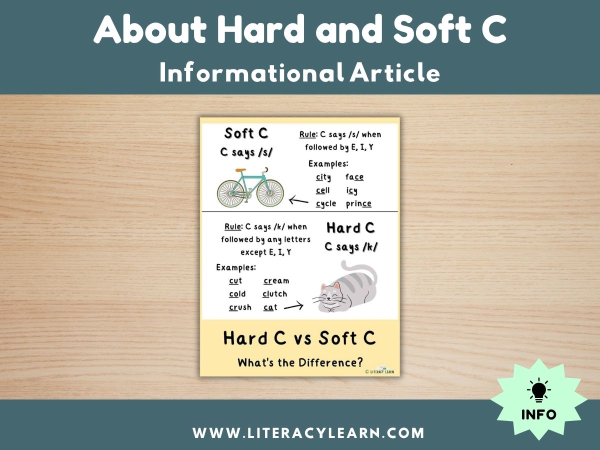 About Soft C and Hard C - Literacy Learn Unlimited