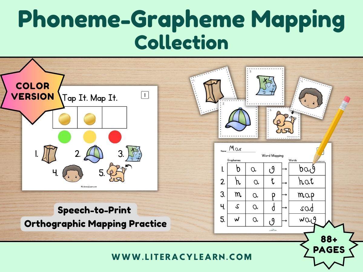 Phoneme-Grapheme Mapping Collection: Color - Literacy Learn Unlimited