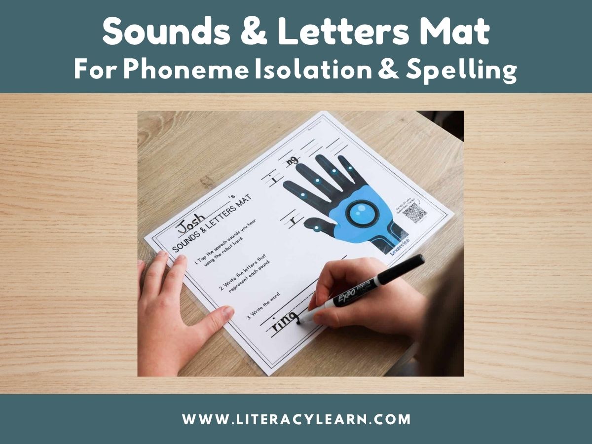 Sounds & Letters Mat for Spelling - Literacy Learn Unlimited