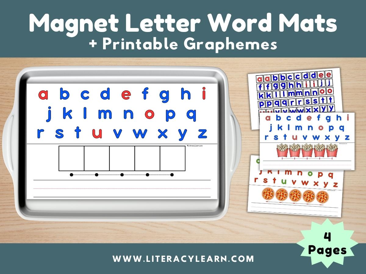 Magnet Letters Mat + Printable Graphemes - Literacy Learn Unlimited