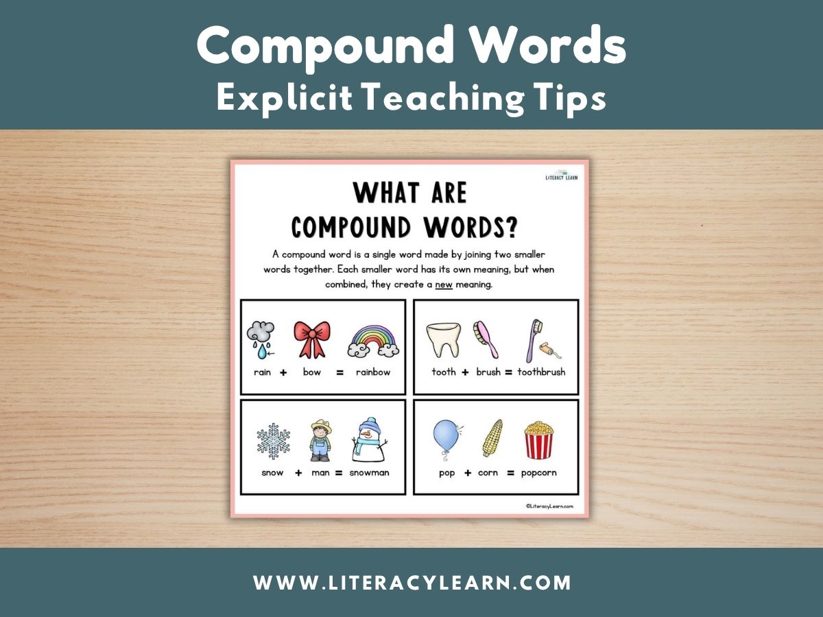 Teaching Compound Words Explicitly - Literacy Learn Unlimited