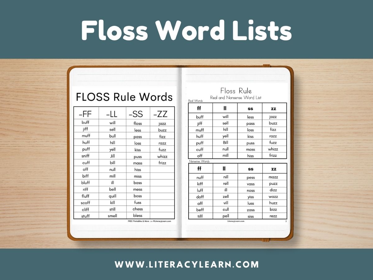 Word Lists: Floss Words - Literacy Learn Unlimited