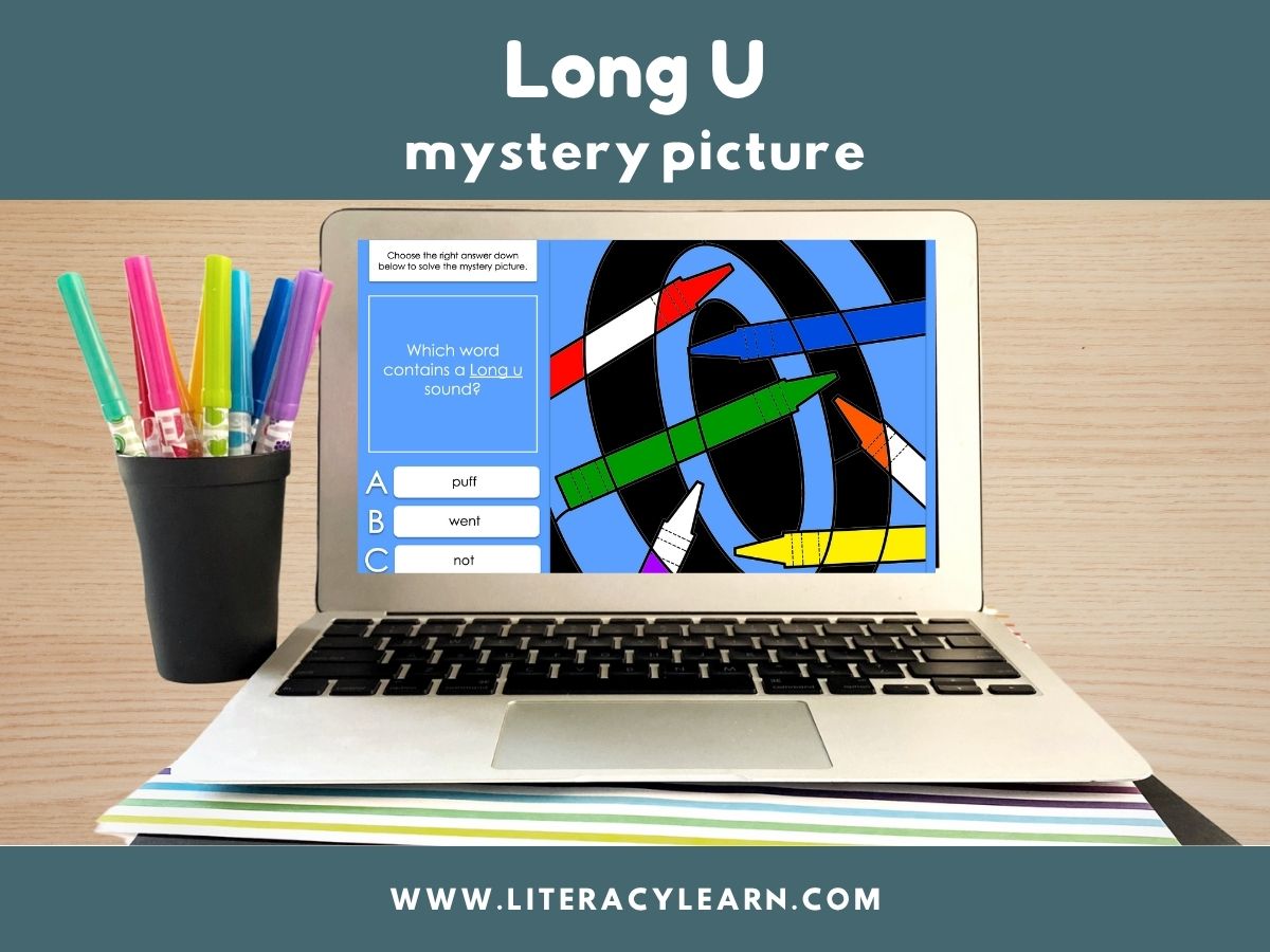 Long U Words Mystery Picture - Literacy Learn Unlimited