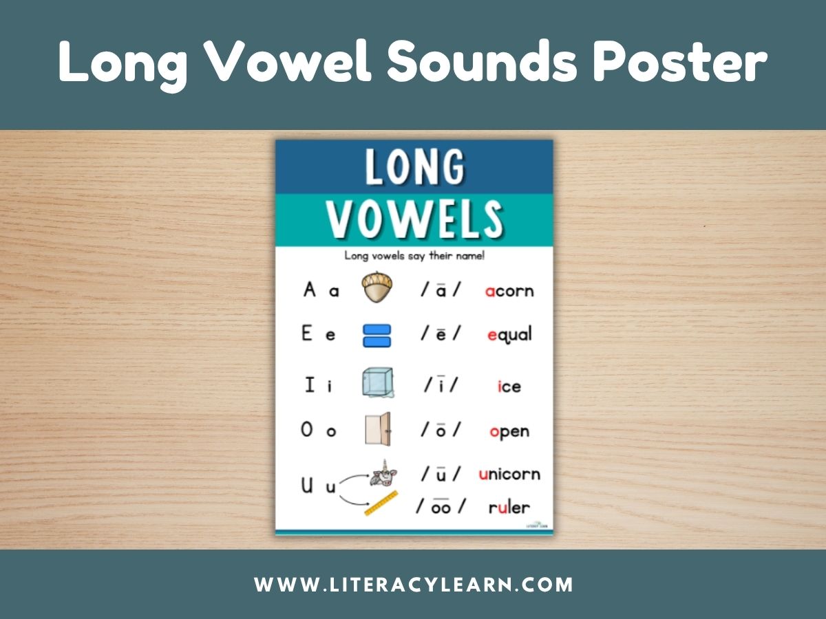 Phonics Posters: Long Vowel Sounds - Literacy Learn Unlimited