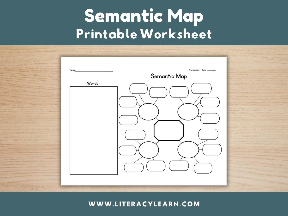 Semantic Mapping Worksheet Template - Literacy Learn Unlimited