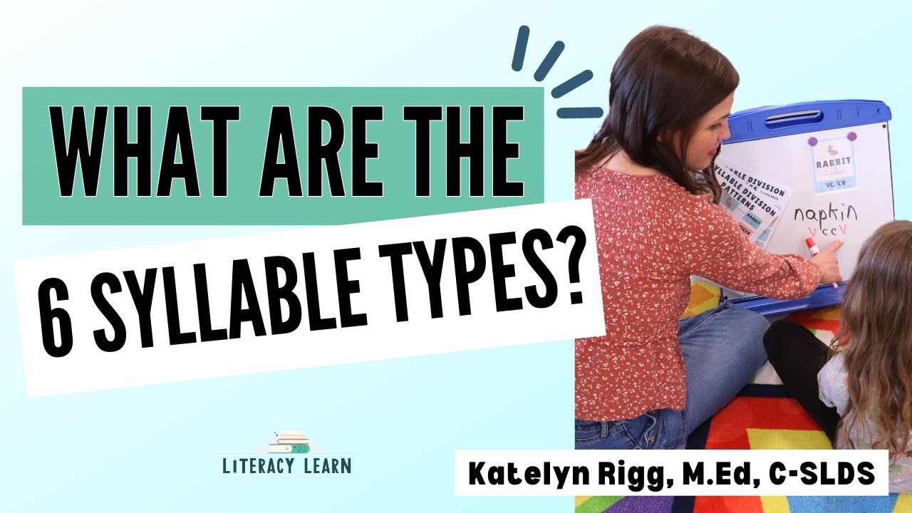 The 6 Syllable Types - Literacy Learn Unlimited