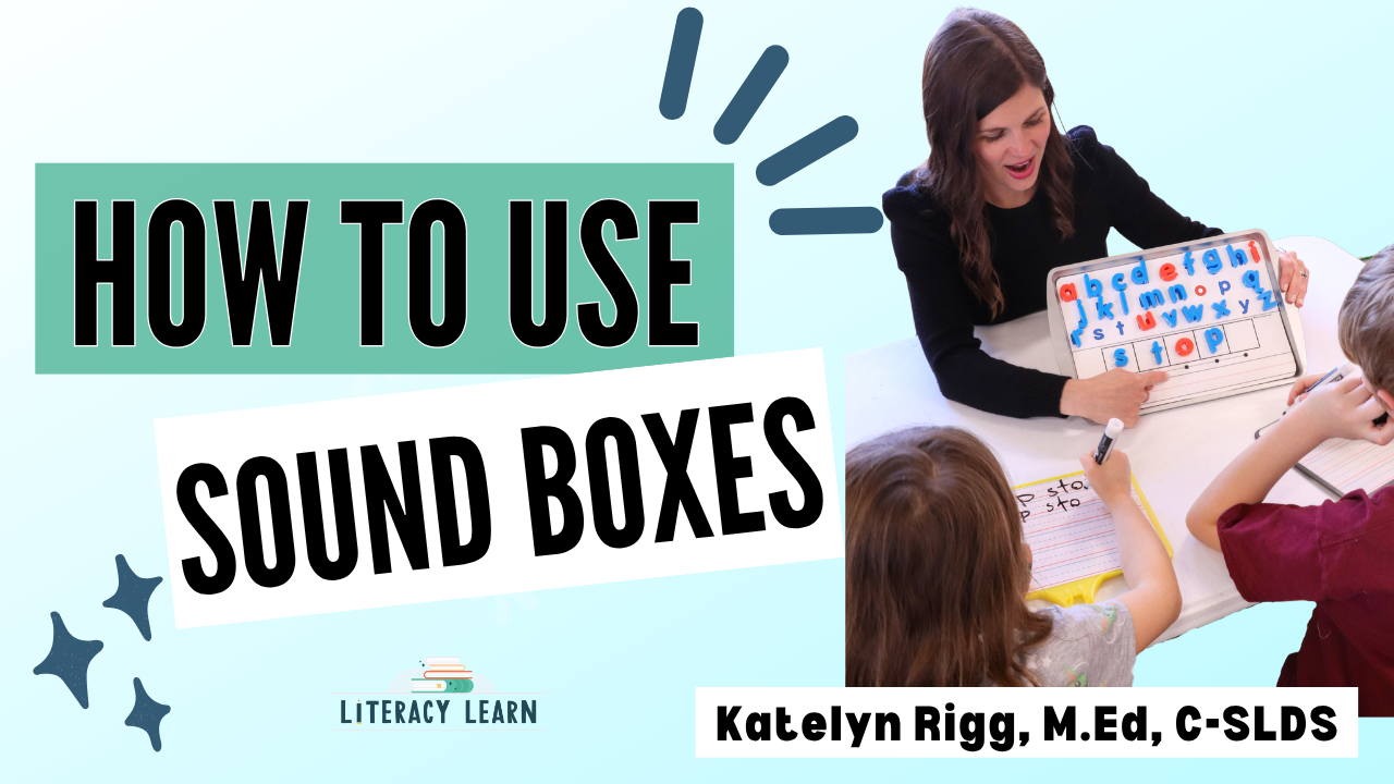 Using Sound Boxes for Decoding & Spelling - Literacy Learn Unlimited