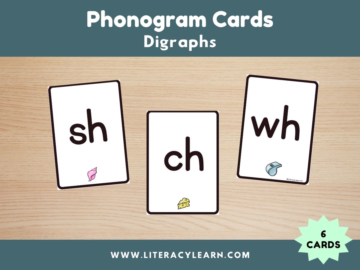 Phonogram Cards: Digraphs - Literacy Learn Unlimited