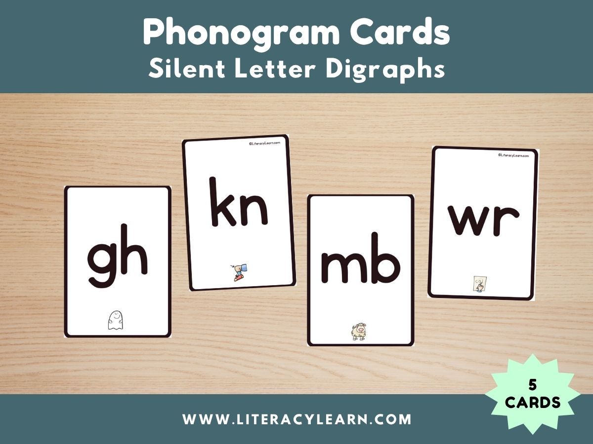 Phonogram Cards: Silent Letter Digraphs - Literacy Learn Unlimited
