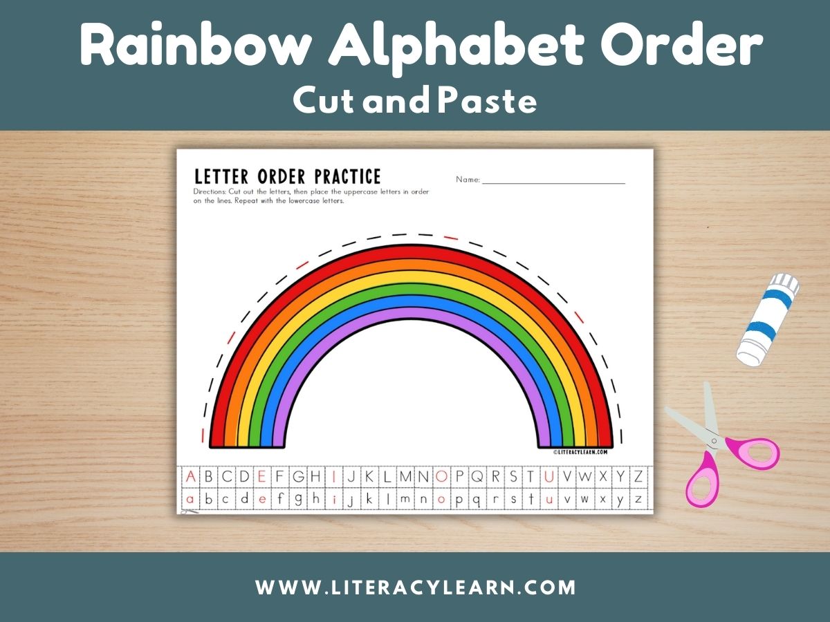 Alphabet Sequencing Printable (Alphabet Order with letters) - Literacy ...