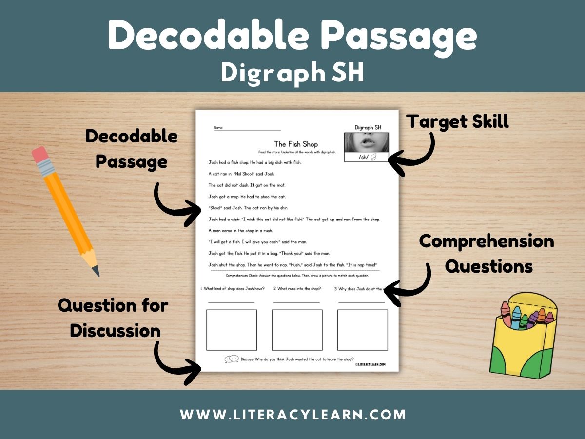 Decodable Story: Digraph SH - Literacy Learn Unlimited