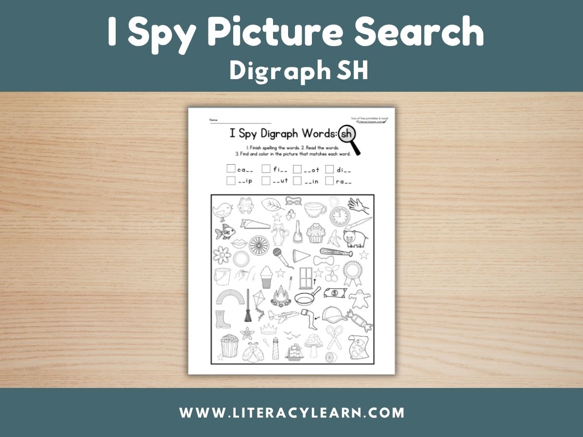 I Spy: SH Words - Literacy Learn Unlimited