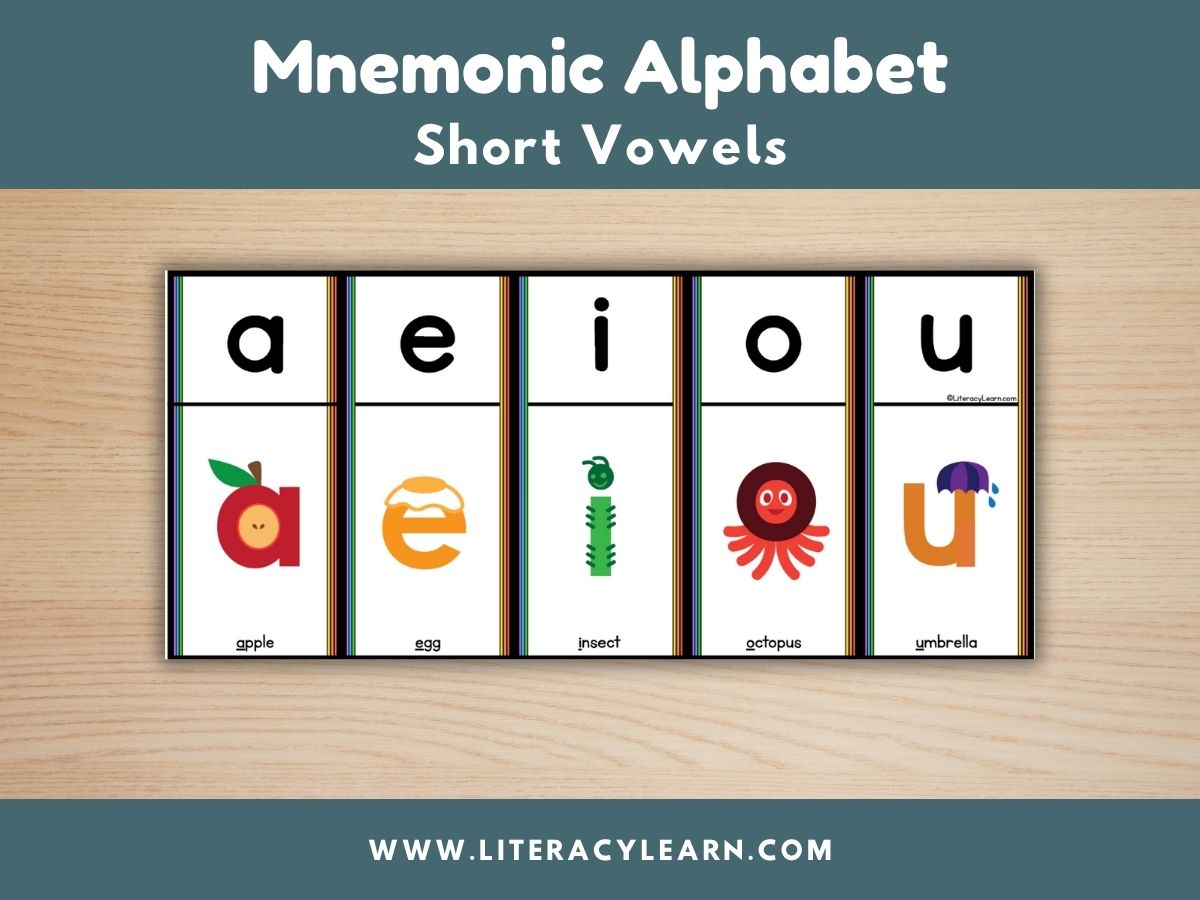 Mnemonic Alphabet: Short Vowels (Letter-Sounds Routine) - Literacy ...