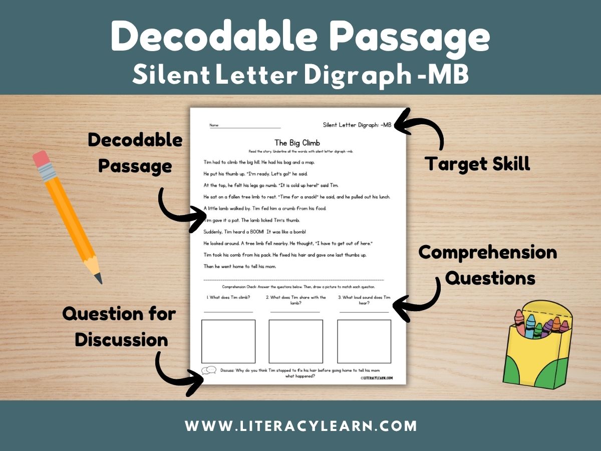 Decodable Story: Digraph MB - Literacy Learn Unlimited