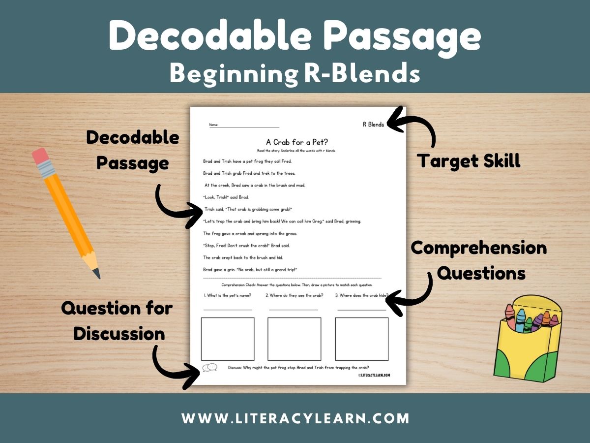 Decodable Story: R-Blends - Literacy Learn Unlimited