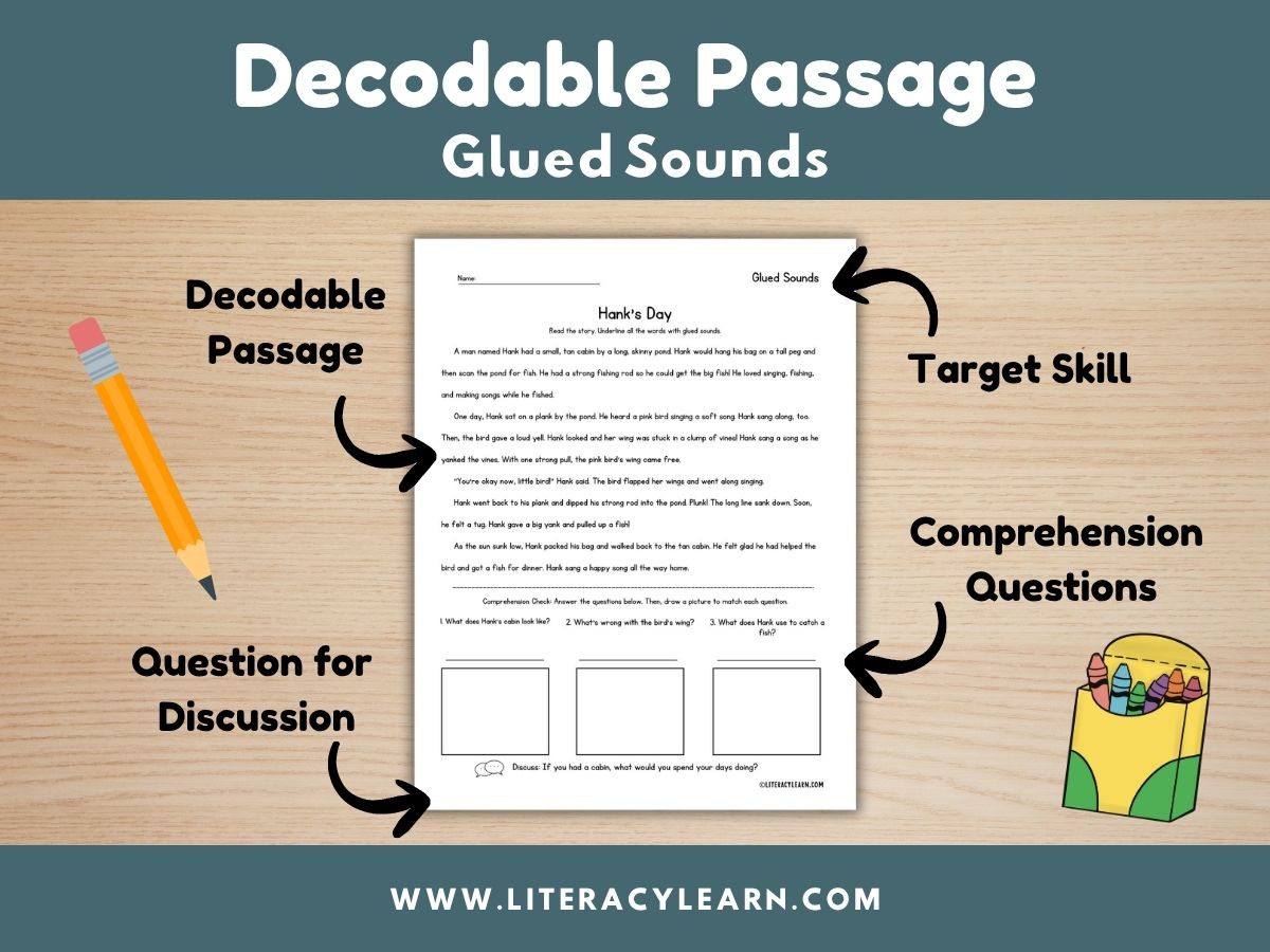 Decodable Story: Glued Sounds - Literacy Learn Unlimited