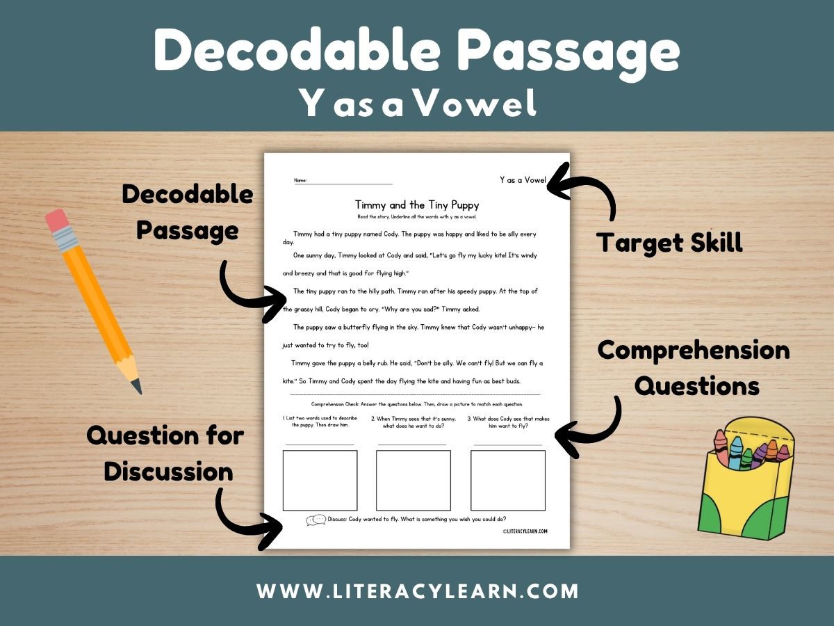 Decodable Story: Y as Vowel - Literacy Learn Unlimited