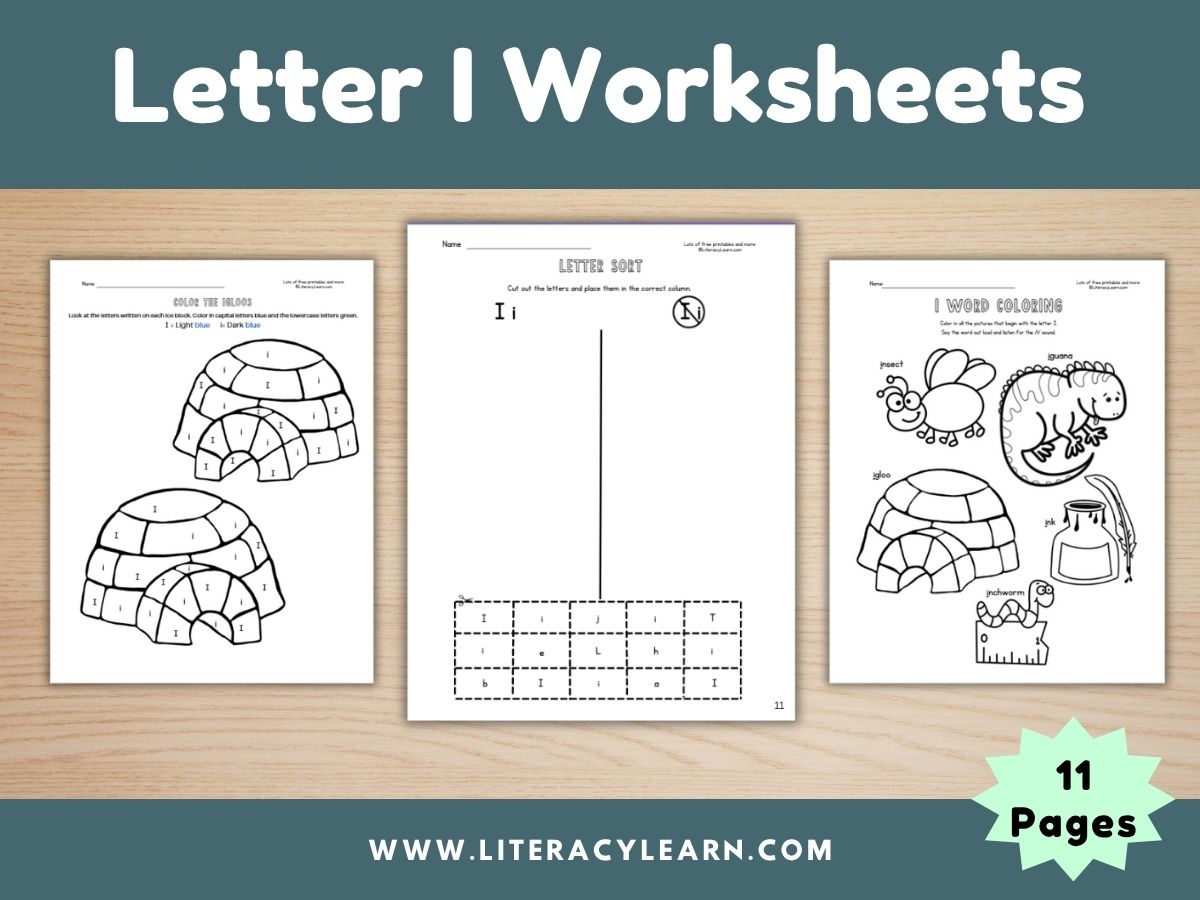 Letter I Worksheets - Literacy Learn Unlimited